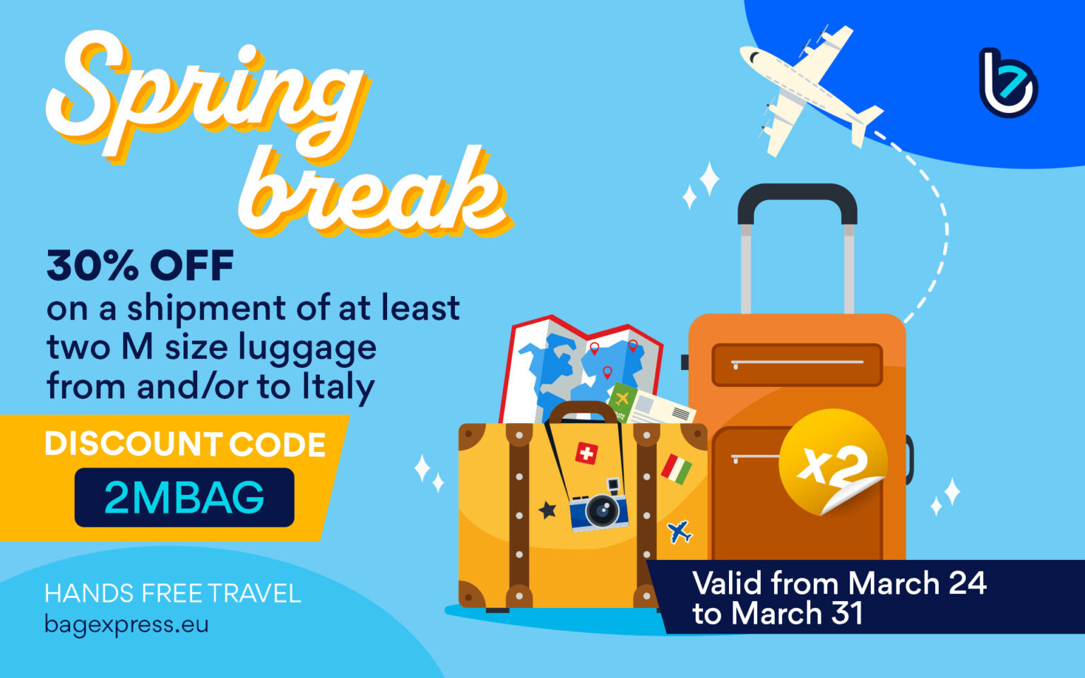 BagExpress - Shipping luggage to Italy and Europe